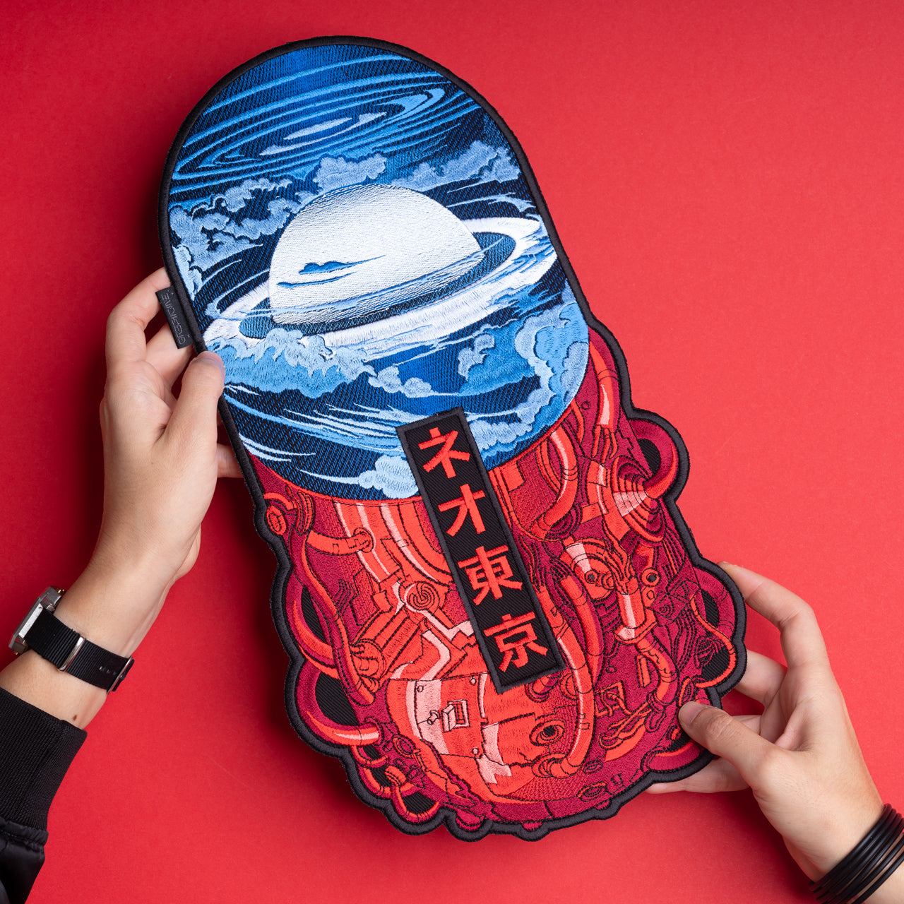 Neo Tokyo Pill Embroidered Back Patch – Graphicine®